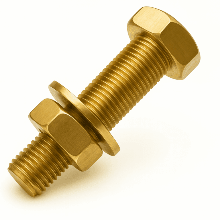 M8 x 16mm Hexagon Head Fully Threaded Setscrew, Nut & Washer (Assembled ...