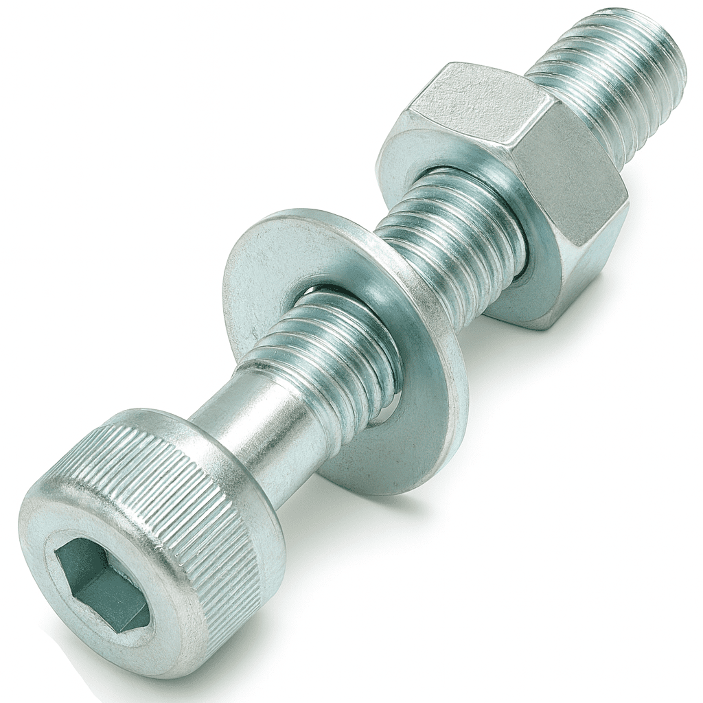 M20 x 150mm Socket Cap Screw, Nut & Washer (Assembled Bolt) High ...