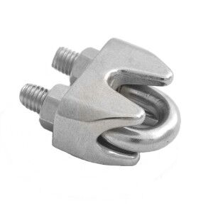 5mm Wire Rope Grips – Marine Grade Stainless Steel A4 (316) | Bolt World