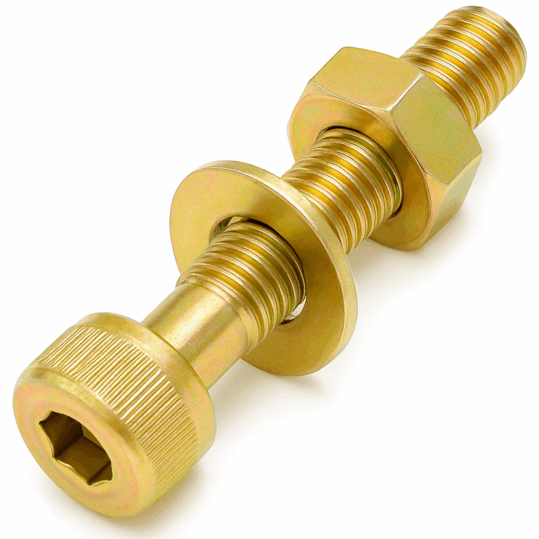 M3 x 25mm Socket Cap Screw, Nut & Washer (Assembled Bolt) High Tensile ...
